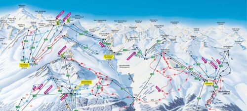 Skimap Solden (Tirolo Austriaco) - Mappa Piste